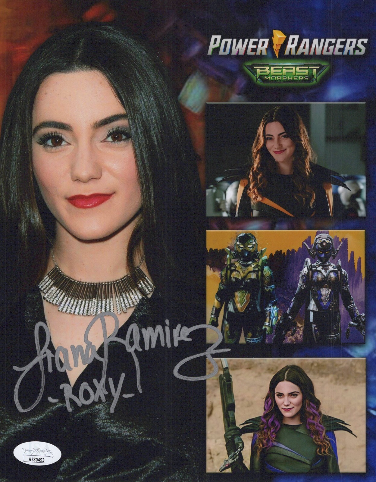 LIANA RAMIREZ Signed POWER RANGERS 8x10 Photo BEAST MORPHERS Autograph ...