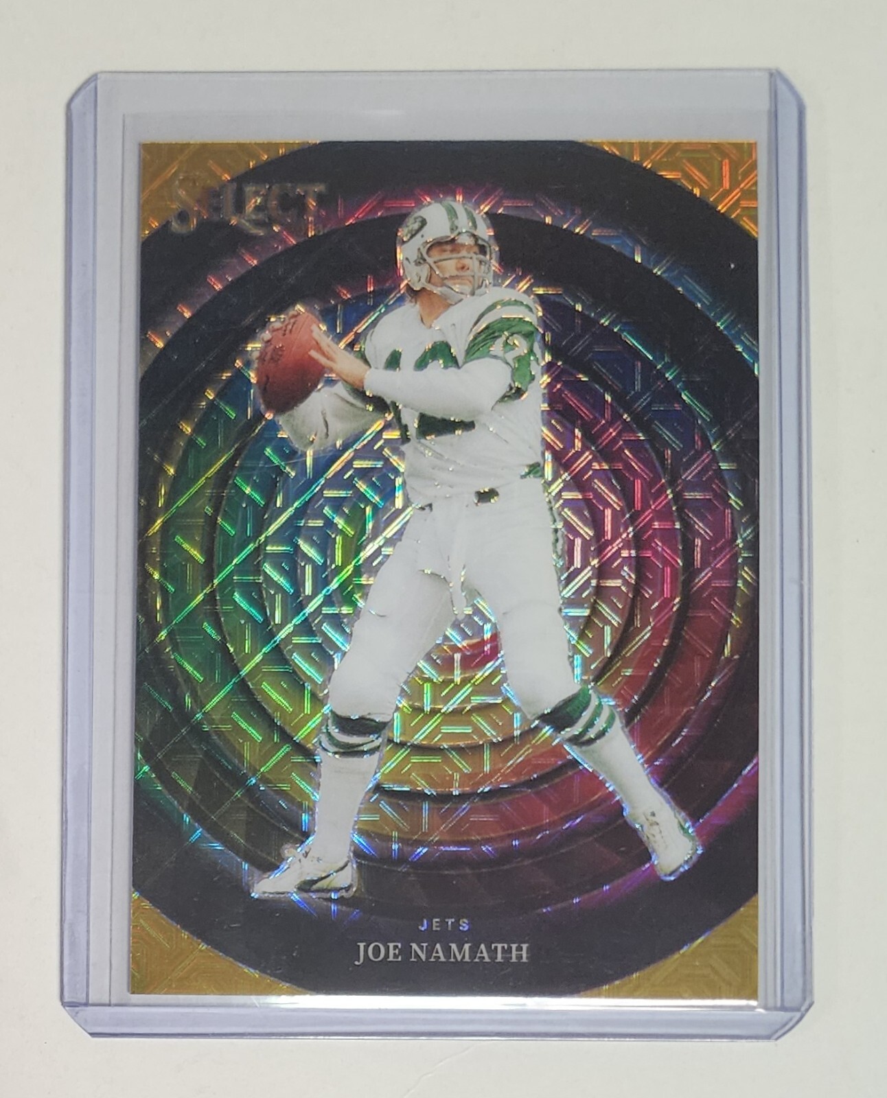 Joe Namath 2023 Select #CW-JN Color Wheel - Gold /10 Price Guide ...