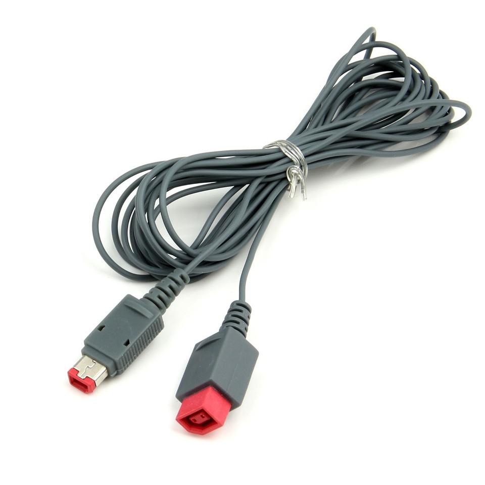 3m Extension Cable Lead for Nintendo Wii U WiiU Motion Sensor Bar ...