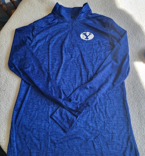 BYU lightweight knit long sleeve 1/4 zip shirt, womens , XL, very ...