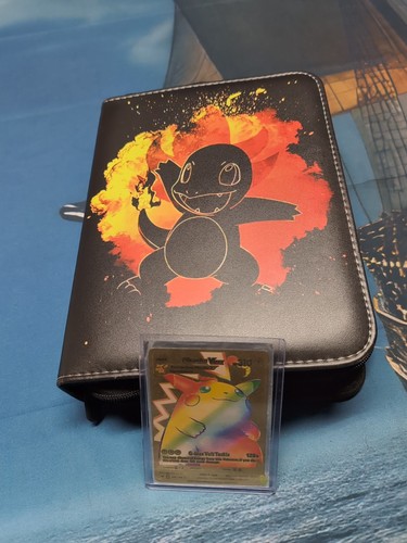 Pokémon Card Lot With Binder And collectible Pikachu card | eBay