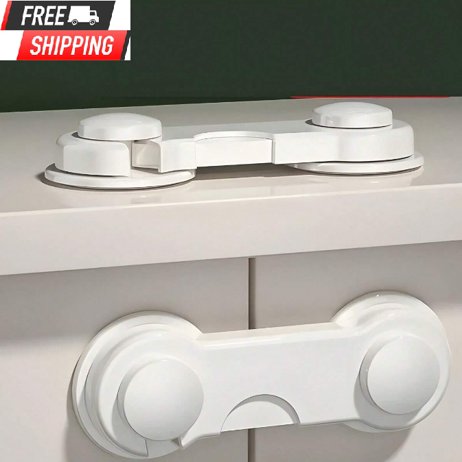 4pc Adjustable Baby Child Safety Drawer Lock/Prevent Injuries, Protect ...