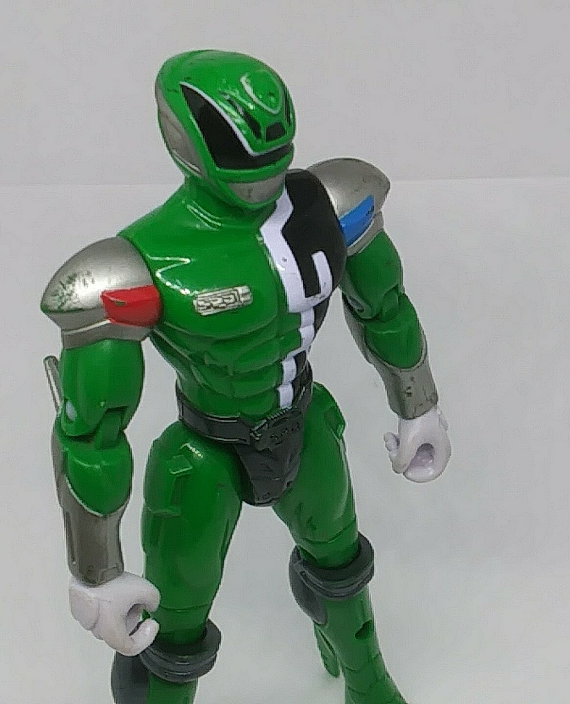 2004 Bandai Power Rangers SPD Green Ranger Figure Battlized no ...