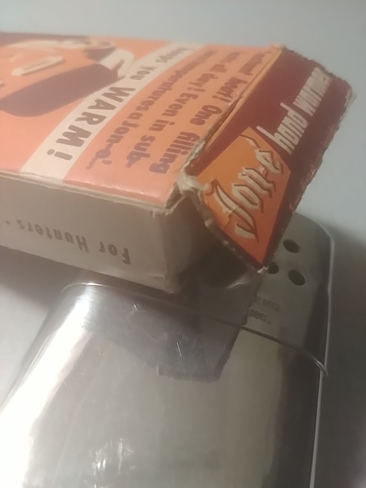 Jon~e, JON-E, Hand Warmer, Aladdin, Labs. Original Felt Bag and Box ...