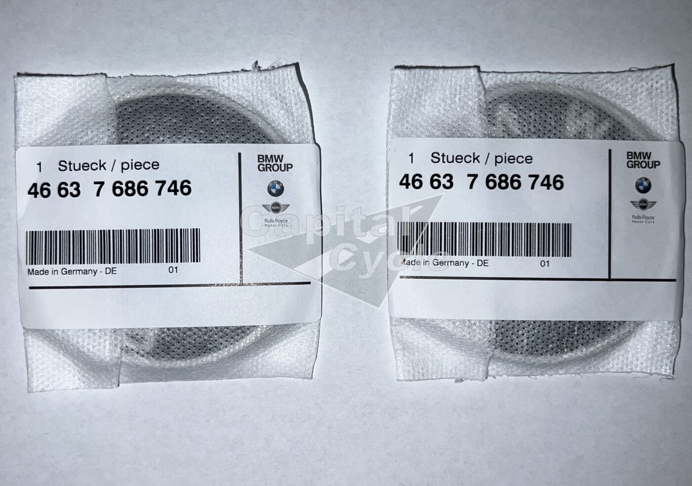 2 BMW Airhead 70mm Gas Tank Badges emblems r90s r90/6 r100rs r75/6 r75 ...