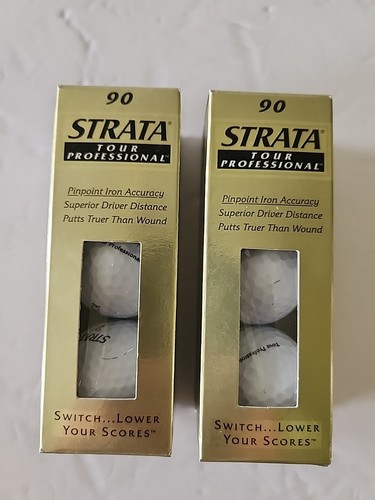 Strata Tour Professional Golf Balls - #90 2 Boxes Total 6 New in Box | eBay