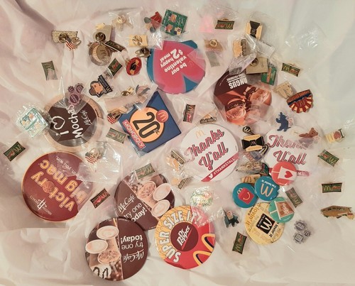 MCDONALDS CREW PIN(58) & BUTTON (12) LOT | eBay