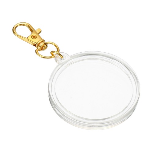 Plastic Coin Holder Keychain, Coin Case with Key Ring Buckle, Golden | eBay
