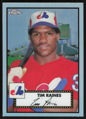 Tim Raines 2021 Topps Chrome Platinum Anniversary # 663 Refractor ...