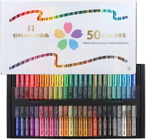 Sakura Cray-Pas 50 Colors 100th Anniversary Limited Edition Crayons ...