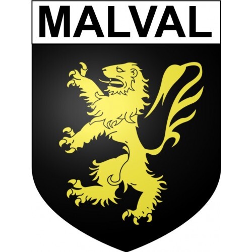 Malval 23 ville Stickers blason autocollant adhésif | eBay