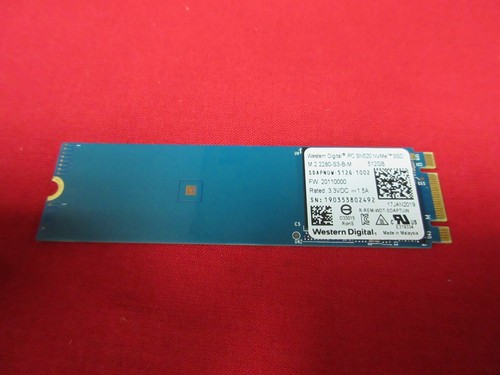 ORIGINAL WESTERN DIGITAL PC SN520 NVMe 512GB SOLID STATE DRIVE SDAPNUW ...