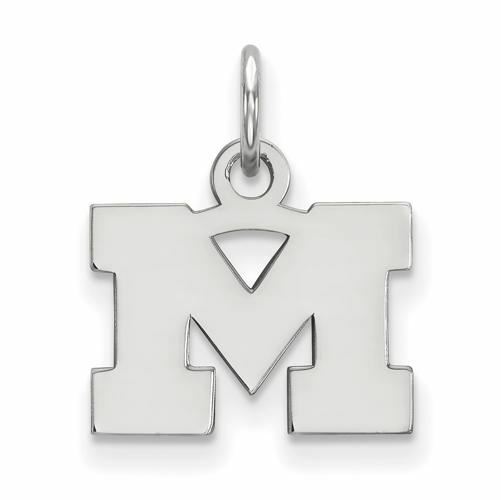 SS Univ of Michigan Letter M XS Pendant | eBay