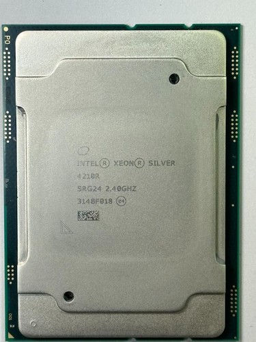 Intel Xeon Silver 4210R SRG24 2.40GHz FCLGA3647 10 Cores 13.75 MB 6.4GT ...
