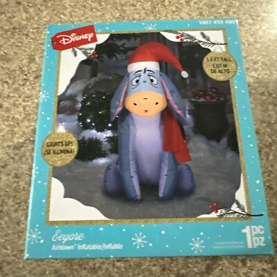 Disney Eeyore 3.5’ Christmas Airblown Inflatable LED Light Up Winnie ...