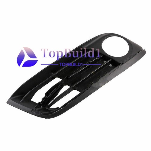 Set Right Fog Light Cover Grille Bezels w/Chrome Trim For BMW 5 Series ...