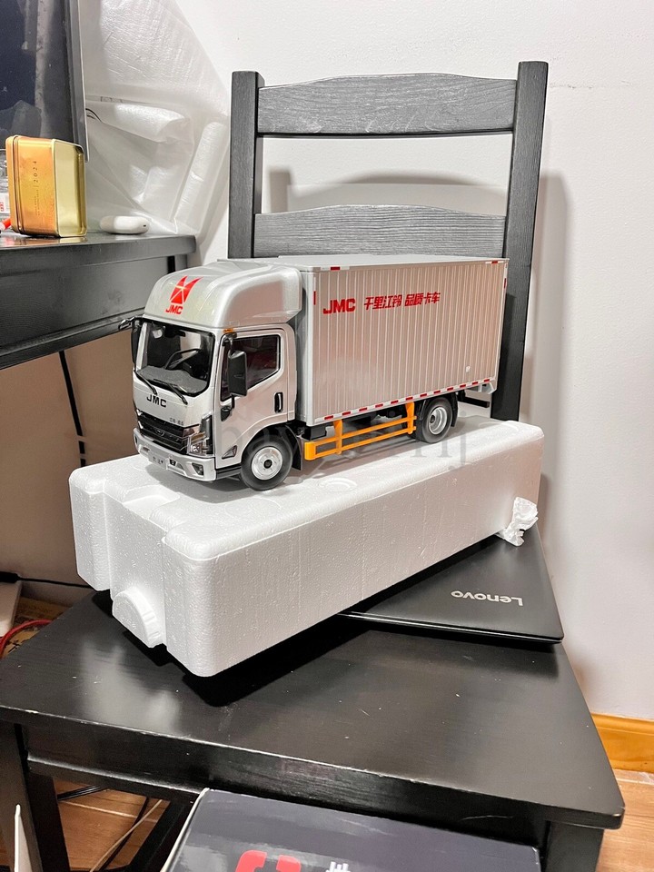 1:18 Scale 2024 Ford Jmc Light Truck Silver Diecast Model Car | eBay