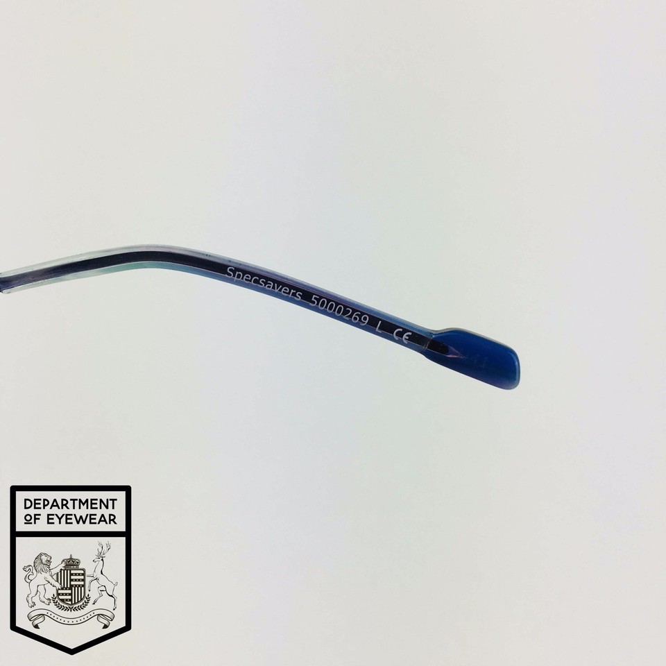 SPECSAVERS eyeglasses MOTTLED BLUE CATS EYE glasses frame MOD: SAPHIRE ...