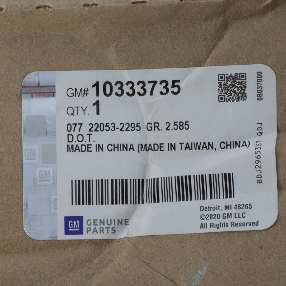 Genuine GM 2005-2009 Buick LaCrosse Left Side Parking Turn Signal Lamp ...