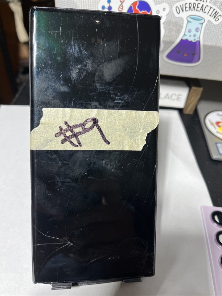 Samsung Galaxy S23 Ultra S918U1 Screen Display OEM Original CRACKED screen #9 | eBay