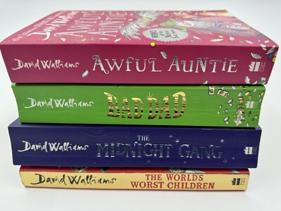 David Walliams book bundle incl. Bad Dad, Awful Auntie, and two others ...