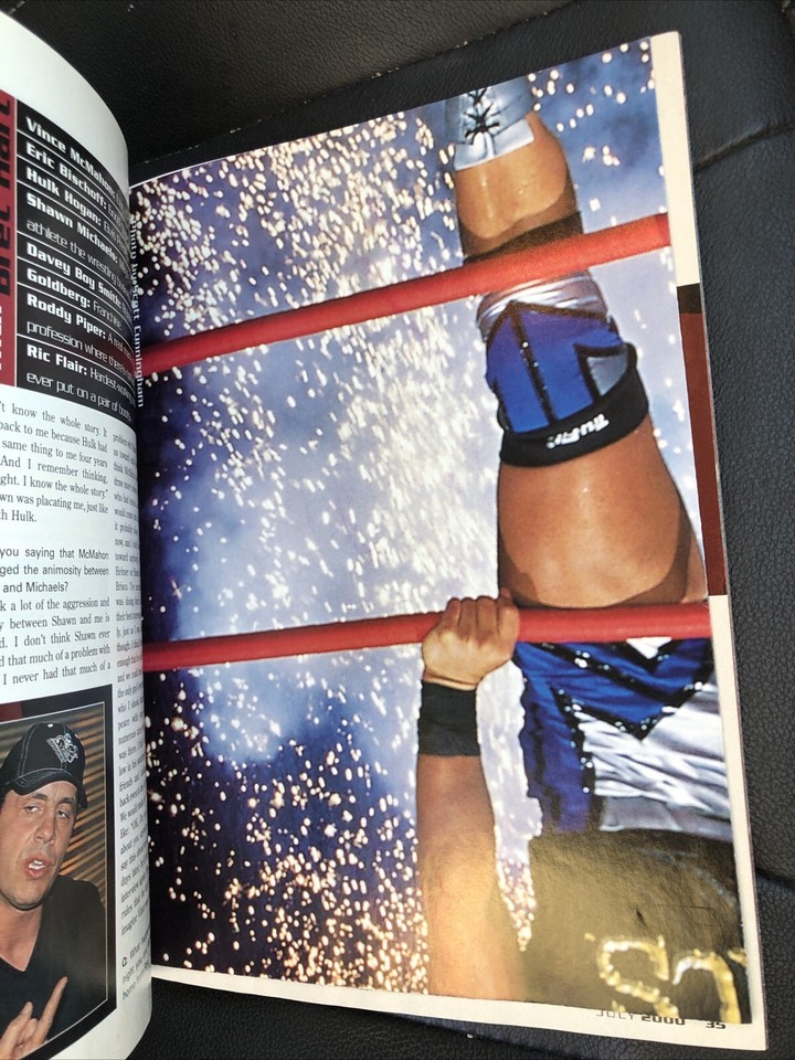 WCW Magazine July 2000 #63 W Poster Scott Steiner Cover Wwe Wwf Hogan ...