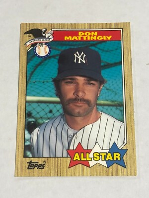 1987 Topps Tiffany- All-Star Don Mattingly #606 | eBay