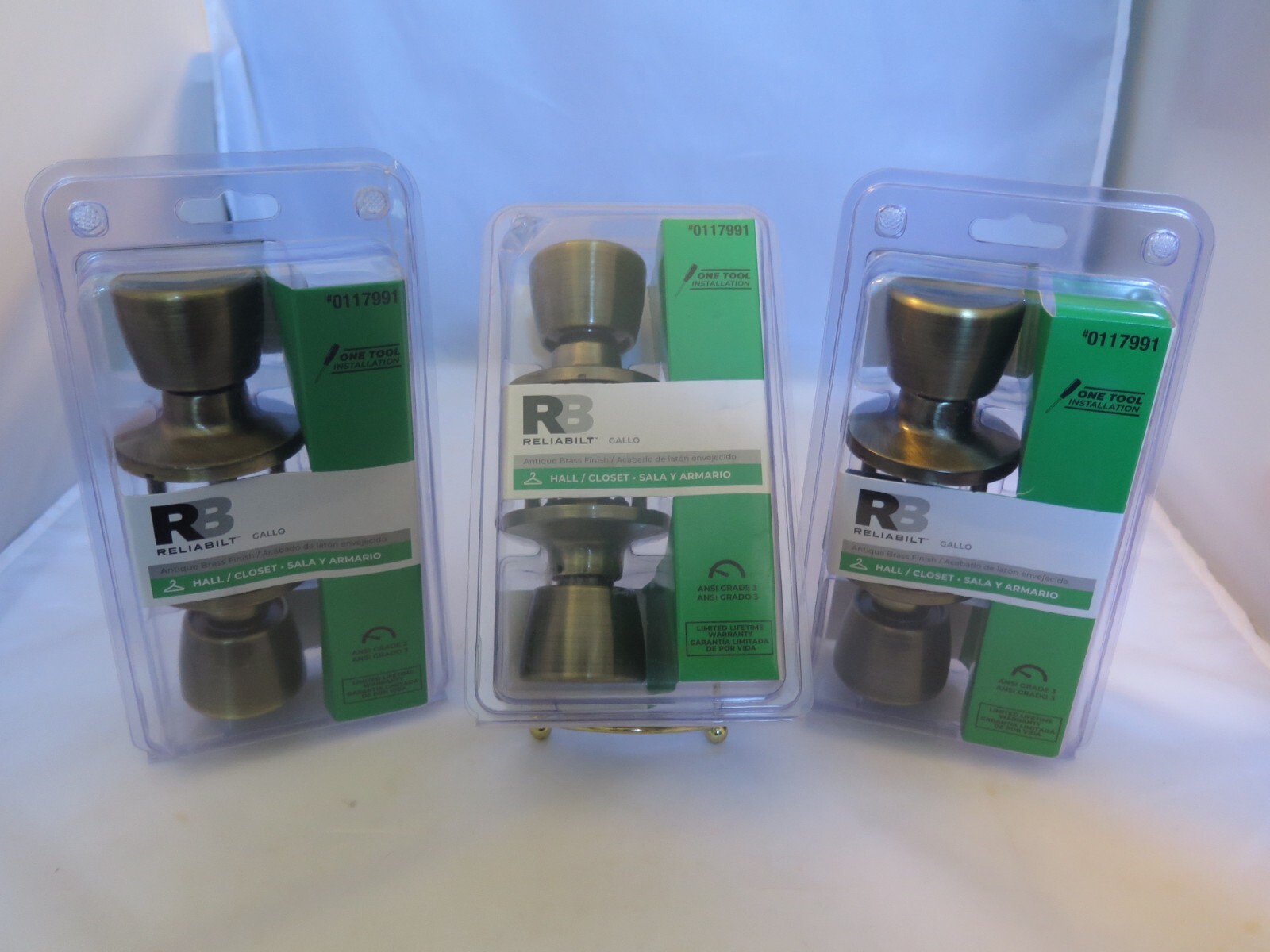 Reliabilt Gallo Antique Brass Hall/Closet Door Knob - #0117991 - - for ...