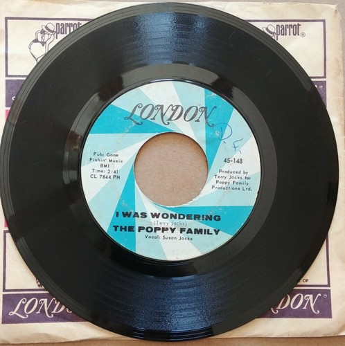 THE POPPY FAMILY I Was Wondering POP ROCK London Records Vinyl Record ...
