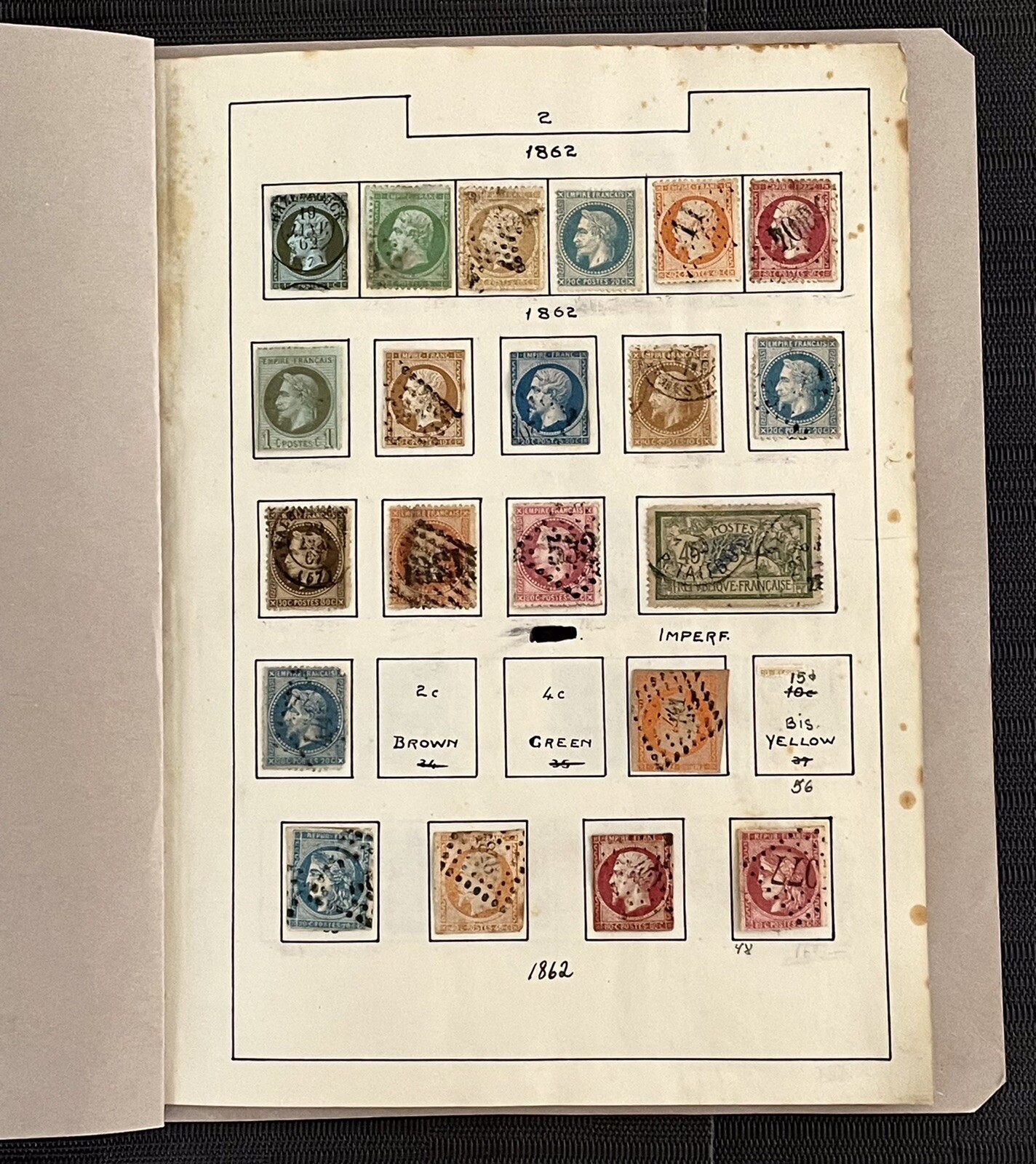 Early French Stamp Collection | eBay