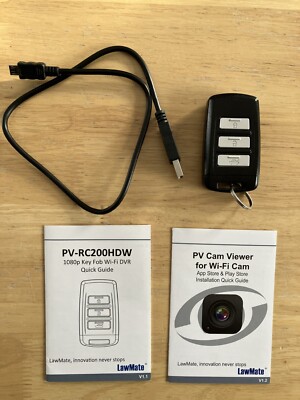 Lawmate PV-RC200HDW Car Keyfob Spy Hidden Camera 1080p Wi-Fi with 16GB ...