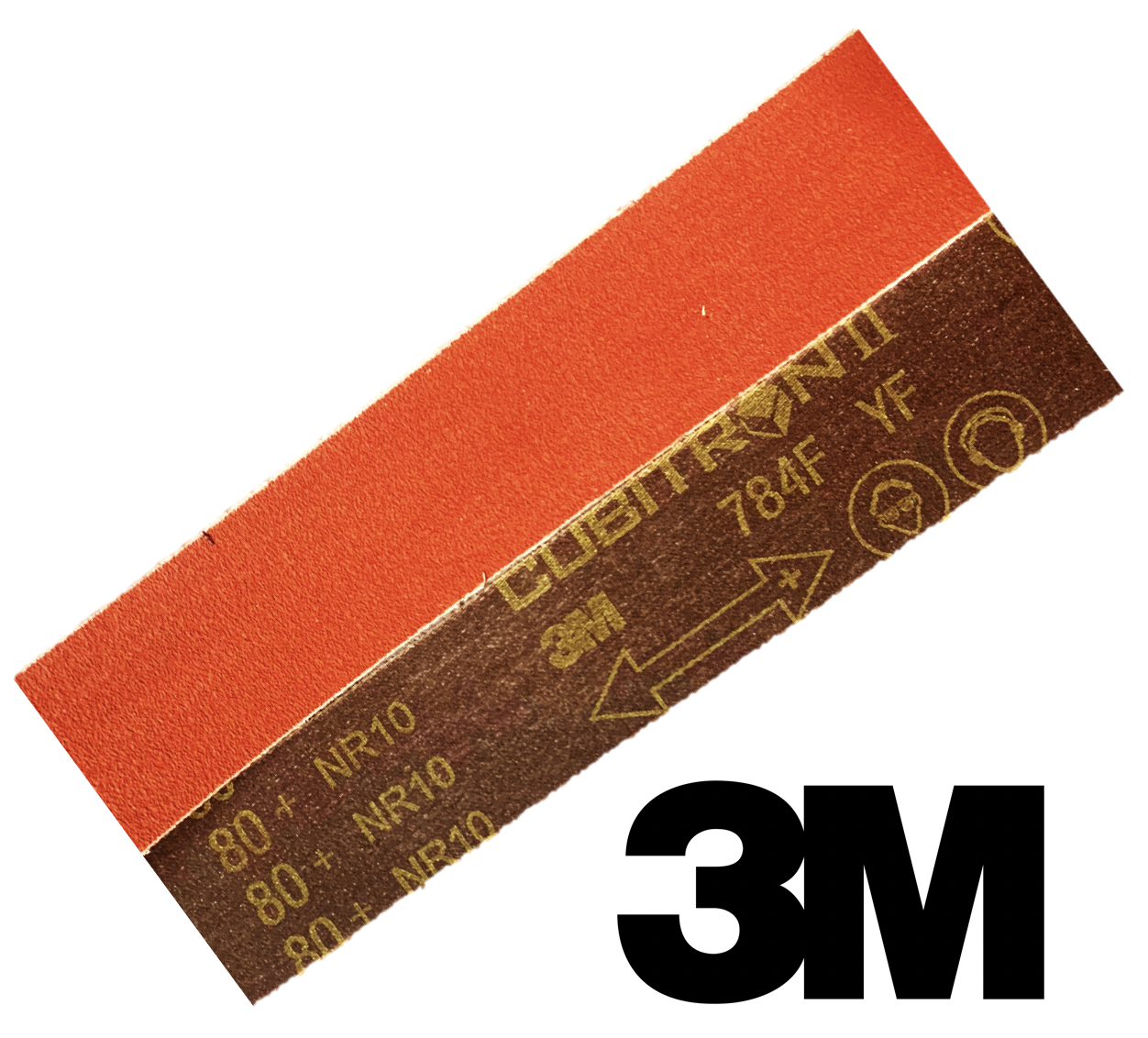 3M Cubitron II File Belt 784F -10mm x 330mm 36+, 60+ & 80+ - Pack of 10 ...