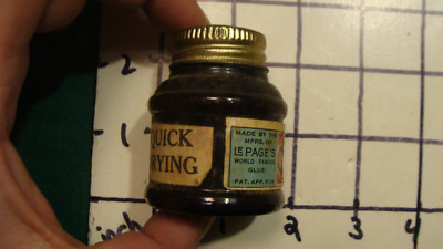 Vintage Original INK BOTTLE: LePage's Signet STAMPING INK - Hazel Atlas ...