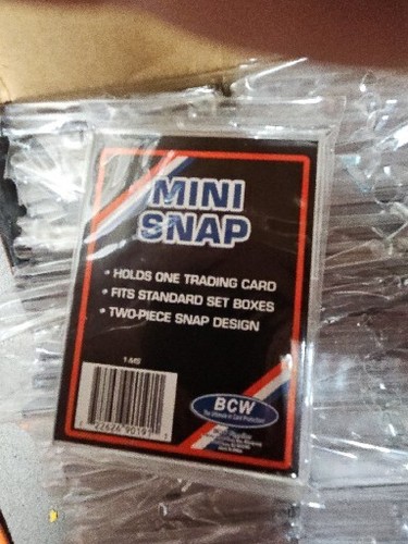 BCW 2 x Mini Snap Standard Card Holder NEW | eBay