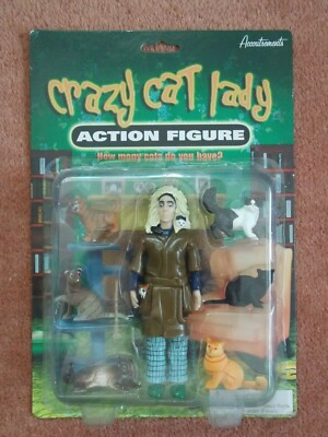 Accoutrements Crazy Cat Lady Action Figure set NIP 2009 | eBay