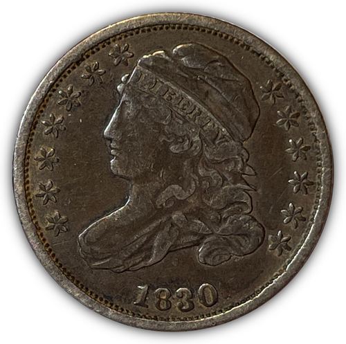 1830 Capped Bust Silver Dime Near Extremely Fine XF Coin #9287 | eBay