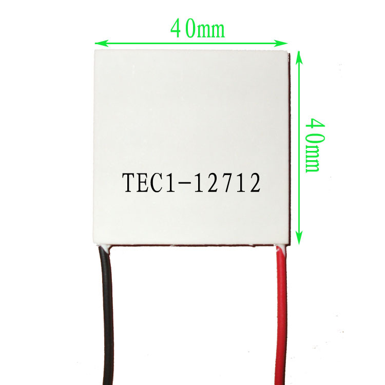 2PCS TEC1-12712 Heatsink Thermoelectric Cooler Cooling Peltier Plate ...