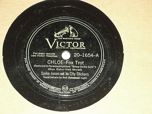 SPIKE JONES-Chloe (1945) VICTOR 10" 78 RPM Shellac Single | eBay