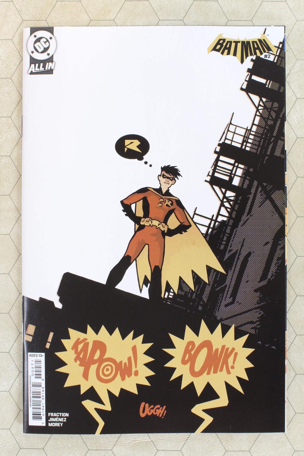 Batman #2 Cover H Ri 1 in 25 David Aja Variant vol.4 (2025) DC Comics ...