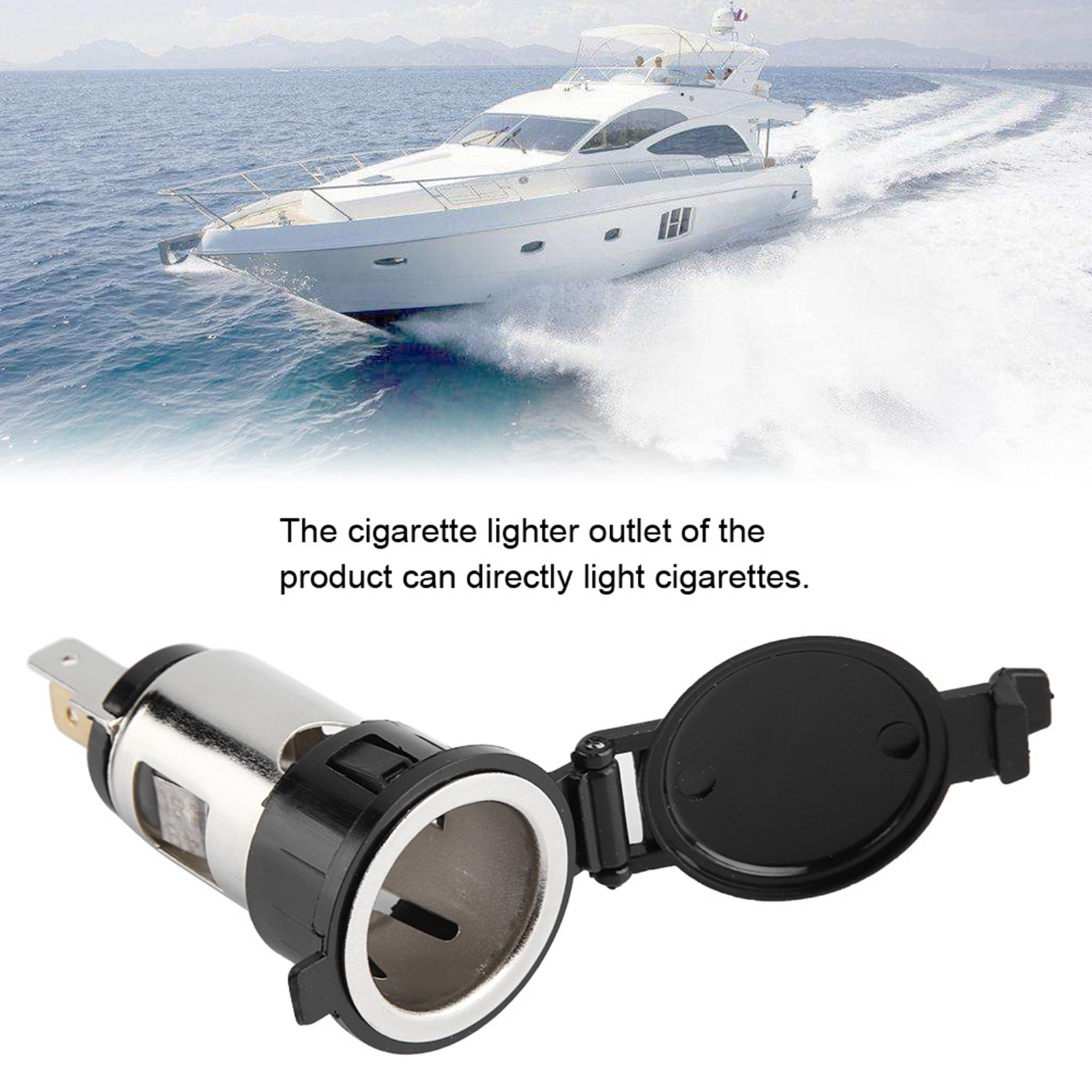 12-24V Cigarette Lighter Adapter Power Cigar Lighter Female Socket for ...