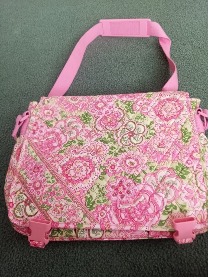 Vera Bradley Petal Pink Messenger Laptop Bag | eBay