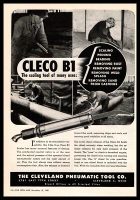 1945 Cleveland Pneumatic Tool Cleco B1 Scaler Graduated Control Valve ...