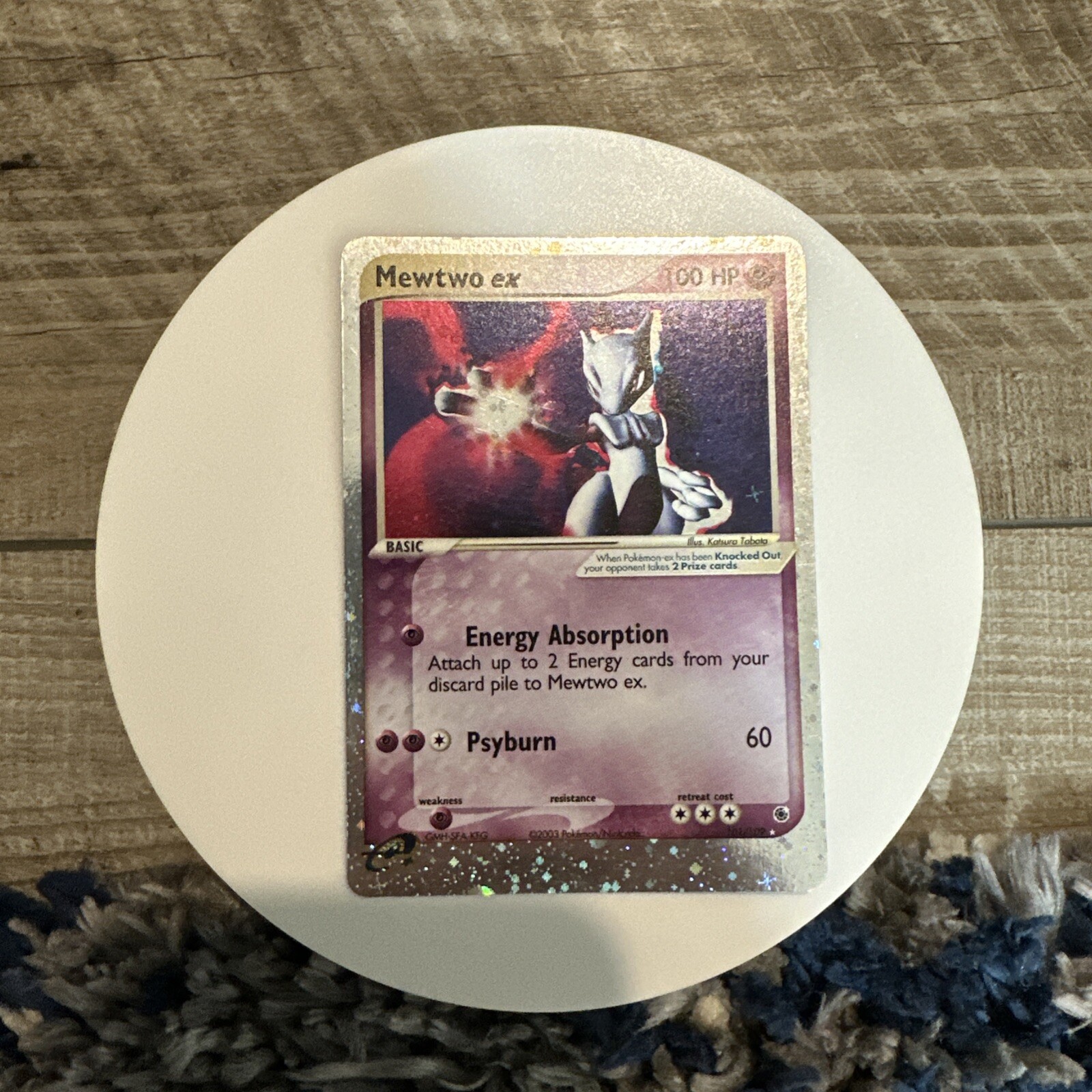 Pokémon TCG - Mewtwo ex - 2003 EX Ruby & Sapphire 101/109 Holo Ultra ...