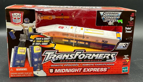 2001 Transformers Robots In Disguise Midnight Express Rail Racer ...