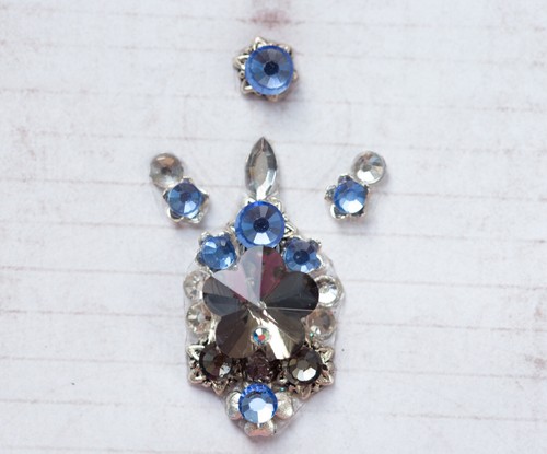 Tribal Bindi Holly Blue ATS Tribal Fusion FCBD Style Belly dance Face ...