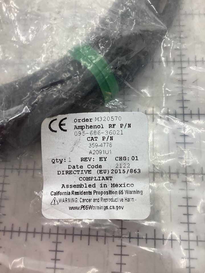 Amphenol 095-686-36021 CAT 359-4778, A2091U1 Cable **FREE SHIPPING** | eBay