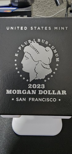 2023-S Proof $1 Morgan Silver Dollar Box, OGP & COA. Gorgeous Mirrors ...