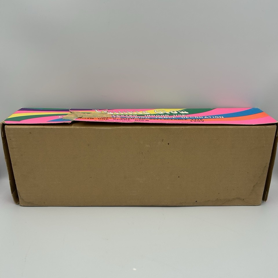 Vintage Twinkle Glow Electric Santa Sleigh Decoration With Original Box ...