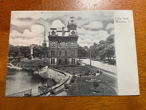 Postcard Warren, Ohio. Early View of City Hall. Undivided. | eBay