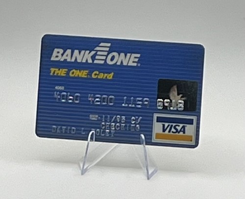 Bank One vintage Debit charge Mastercard Exp 1993 | eBay